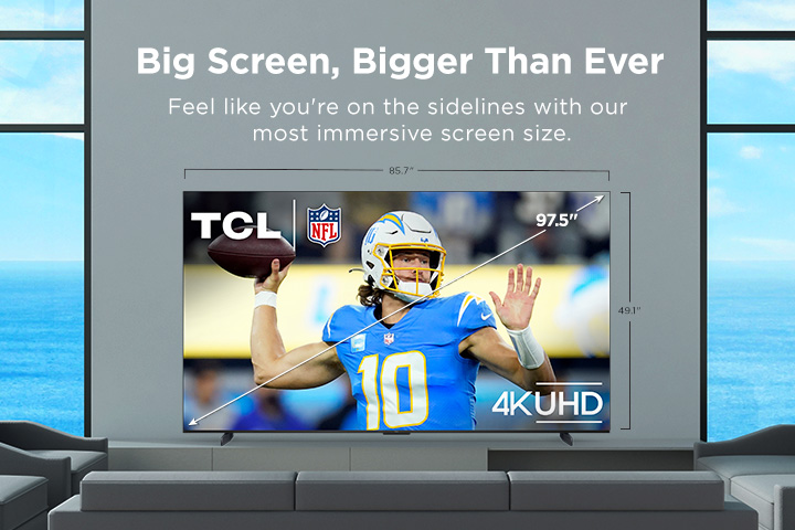 TCL 98" S Class 4K UHD HDR LED Smart TV with Google TV - 98S550G | TCL USA